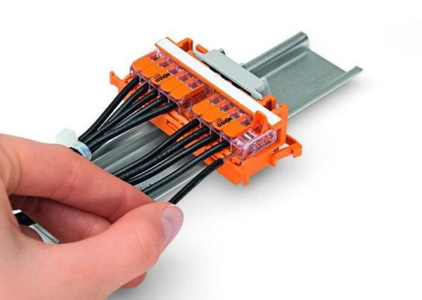 Wago 221 510 Adaptateur De Fixation 10 Câbles 6 Mm²