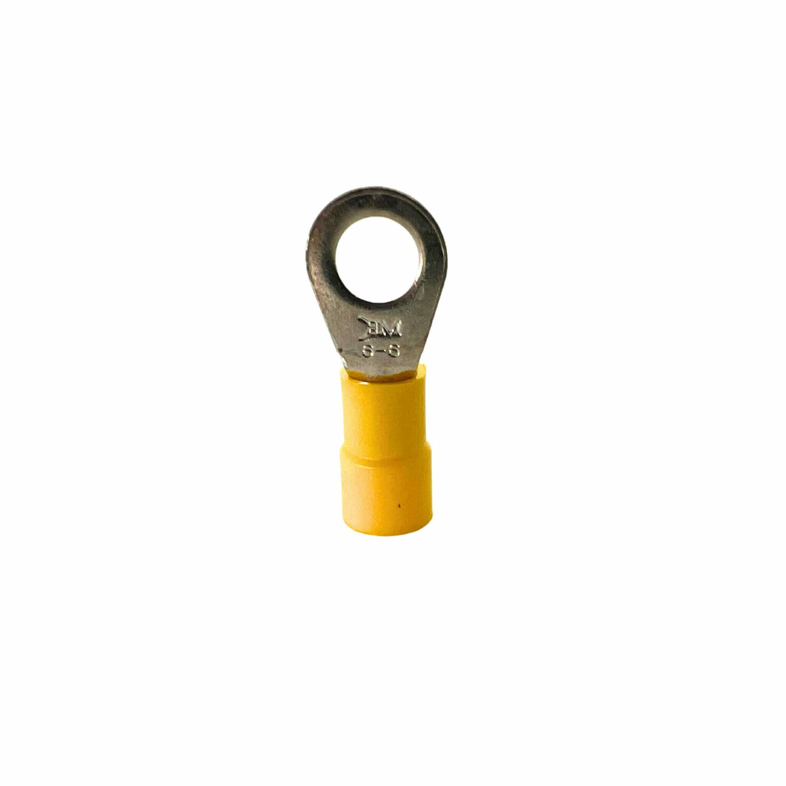 Cosse à œillet M10 Ø 10.5 mm Jaune : câble 4mm² et 6 mm²