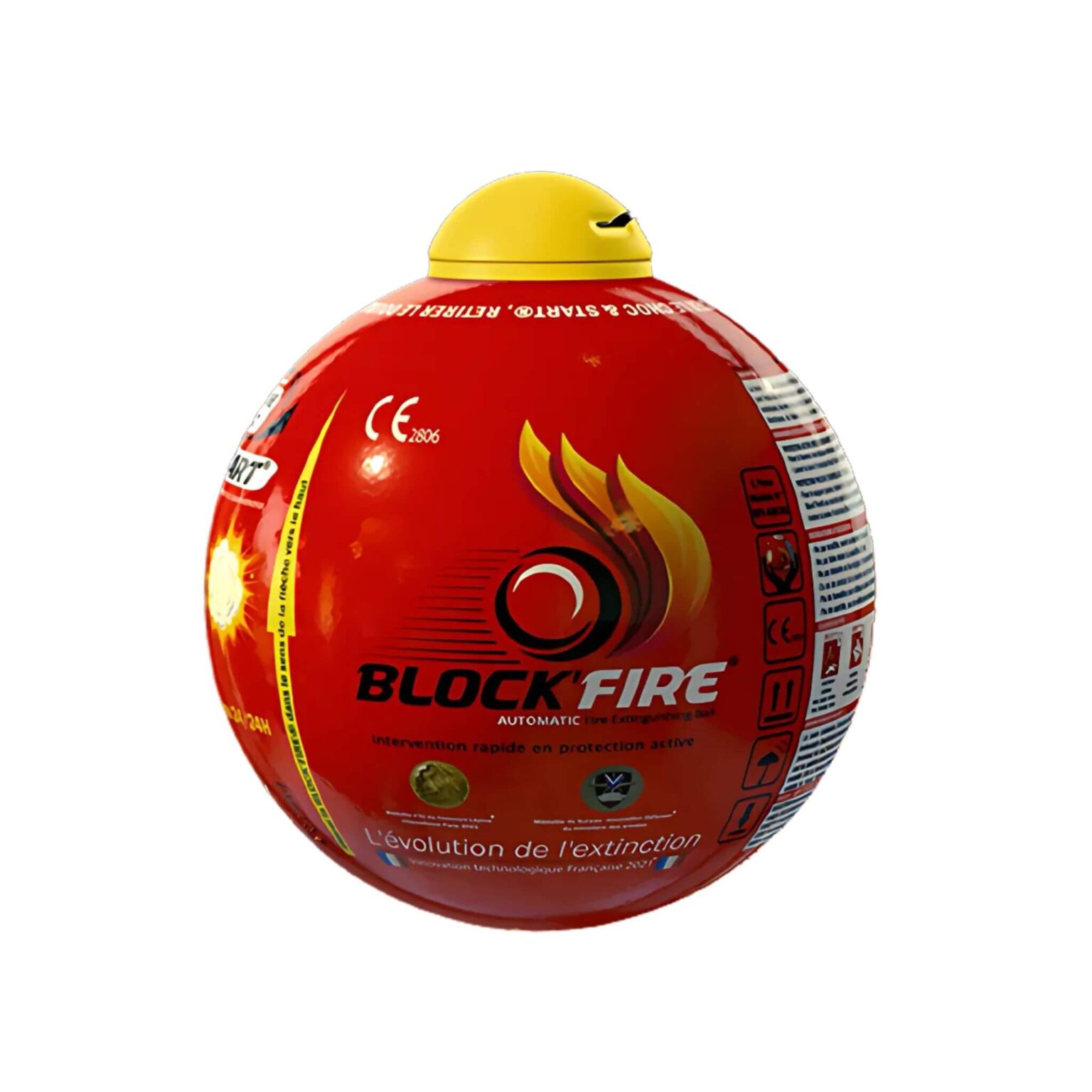 Lot de 3 Block'fire : Extincteur Automatique