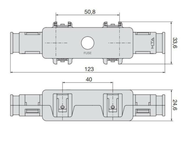 Porte fusible MEGAVAL - 500A Max - Mon Fourgon Shop