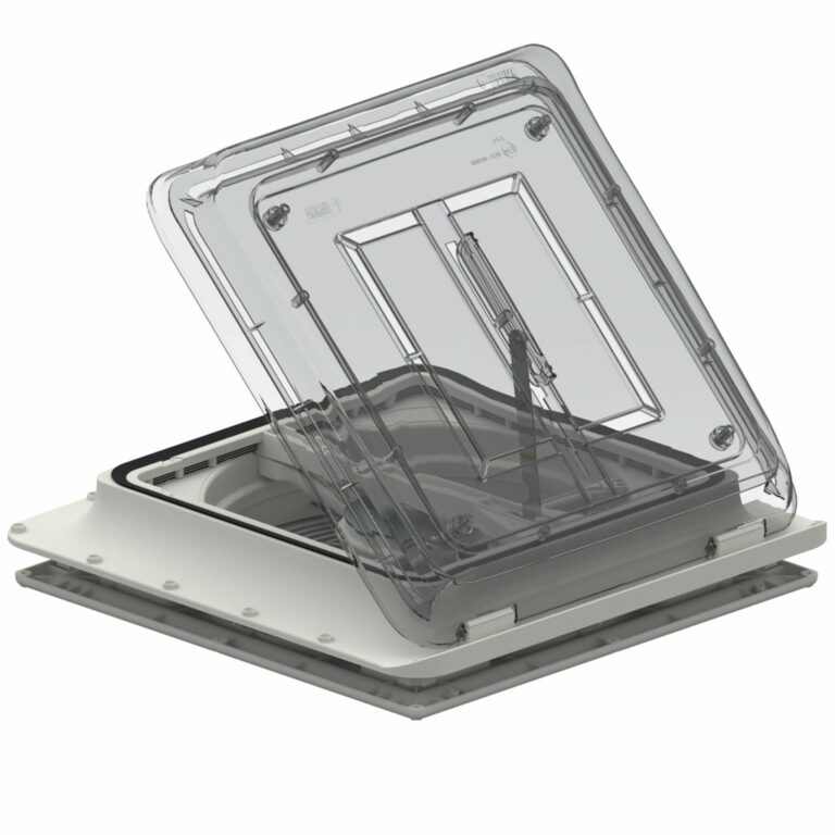 Lanterneau Fiamma Turbo Vent Transparent pour van et fourgon
