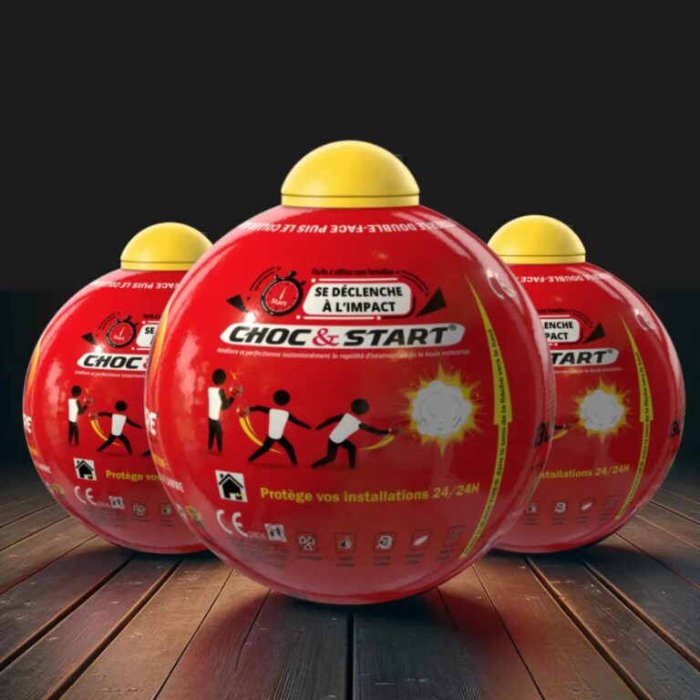 Lot de 3 Block'fire : Extincteur Automatique