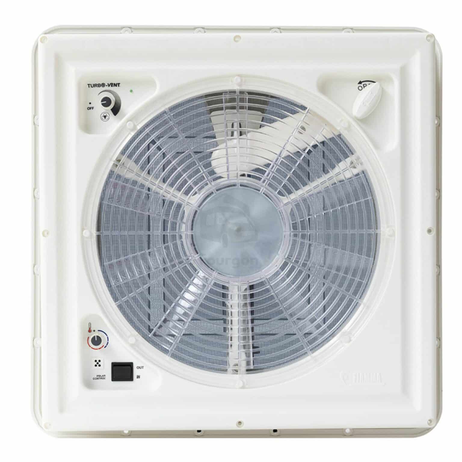 Lanterneau Fiamma Turbo Vent Transparent pour van et fourgon